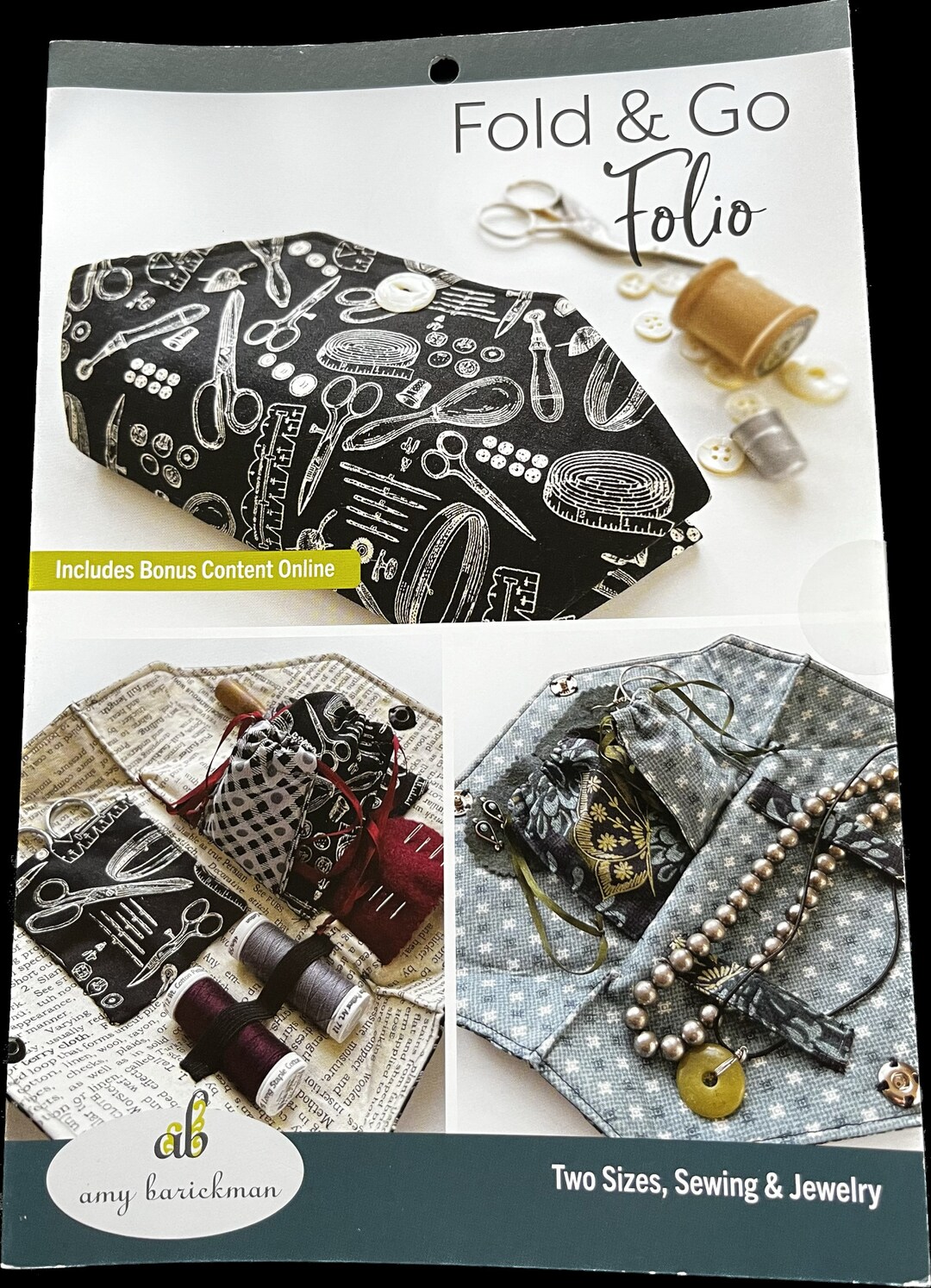 Fold & Go Folio Pattern by Amy Barickman - Etsy