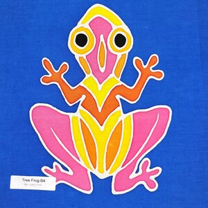 Tree Frog Batik Mini Art Panels - Hand Painted, One of a Kind - Etsy