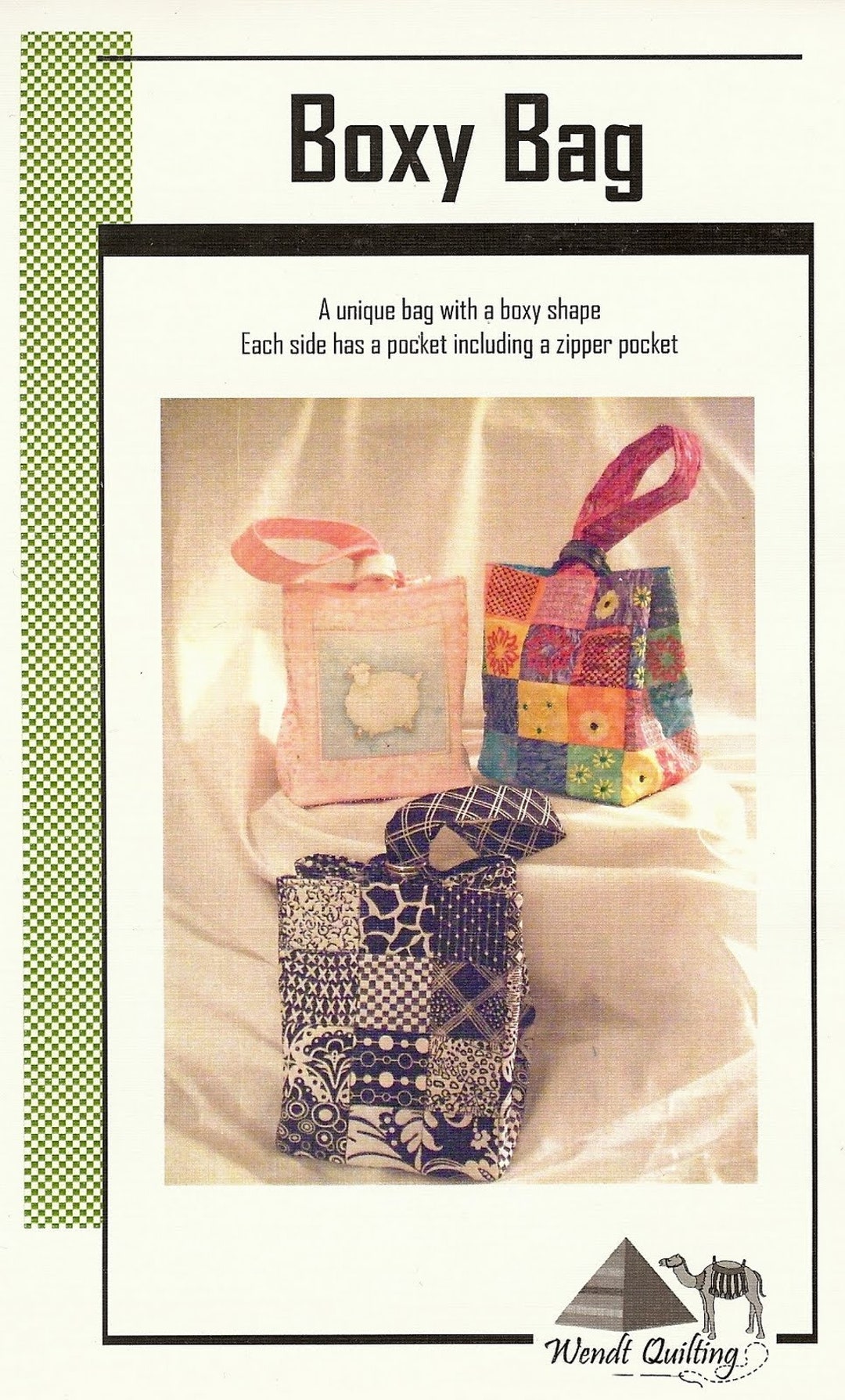 Boxy Bag Pattern by Wendt Quilting - Etsy