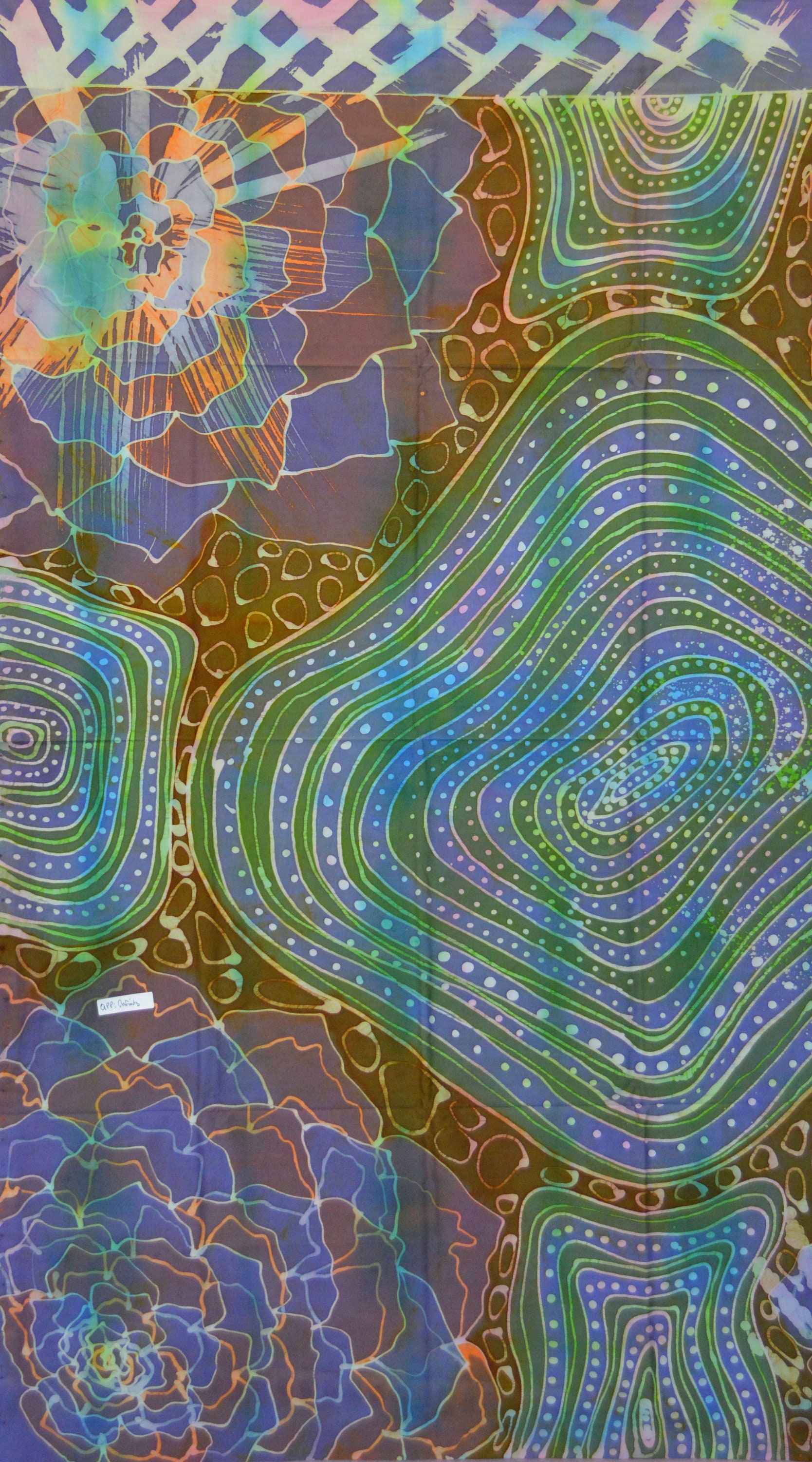 Abstract Batik Rectangle Art Panels Group 4 - Etsy