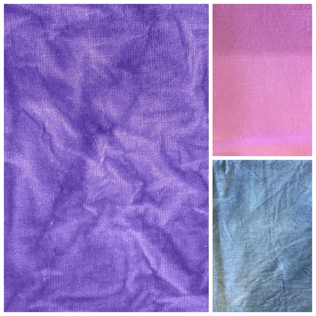 Rinkle Pink & Purples Malaysian Artisan Hand Dyed Fabric - Etsy