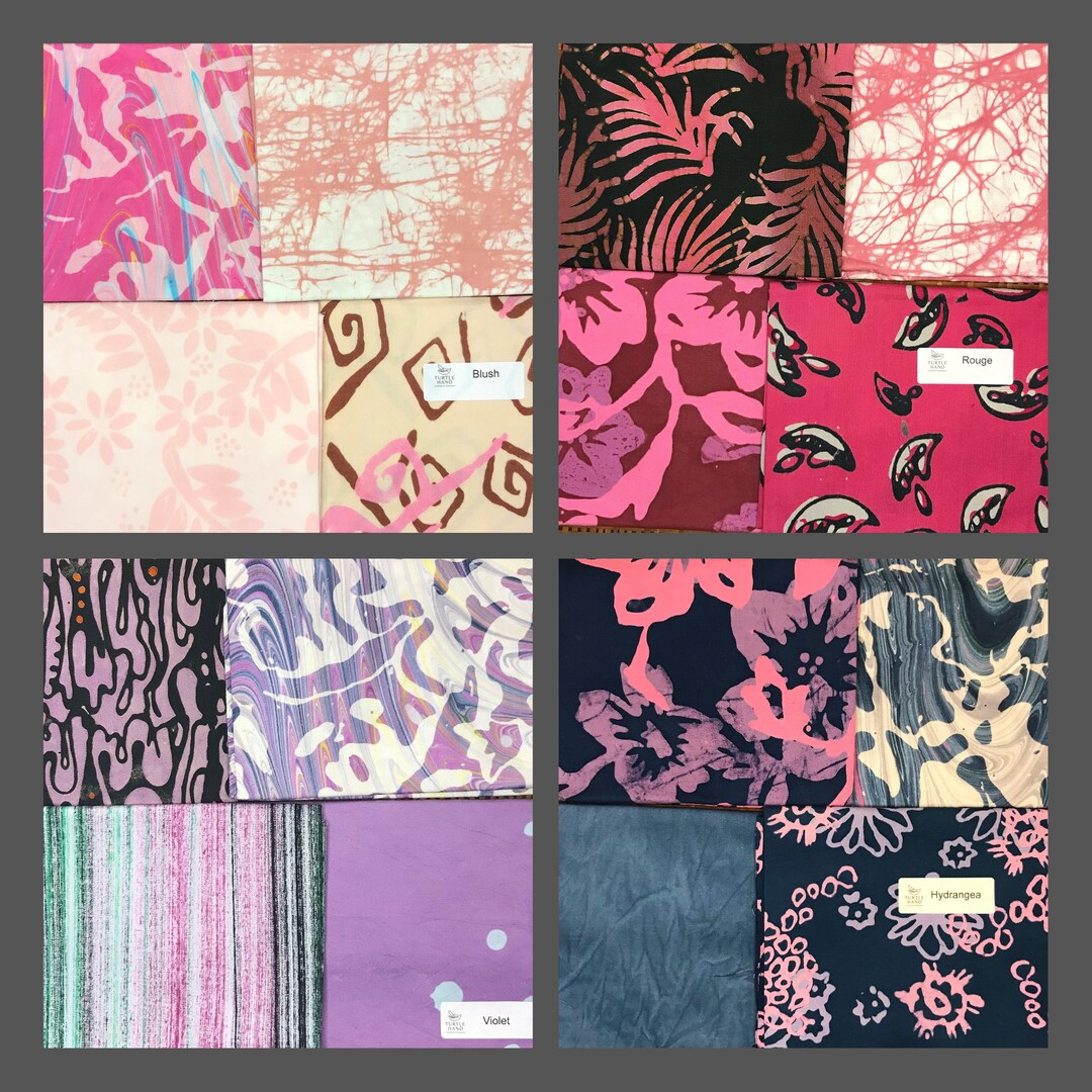 Fat Quarter 4 Pack - Group 1 of 3 - Etsy