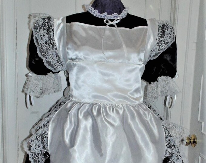 Latex Maids Pinny Long Tv Sissy Lolita Uniform - Etsy