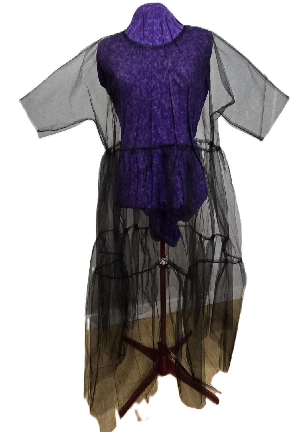 Cannes Black Tulle Loose Sheer Dress - Etsy