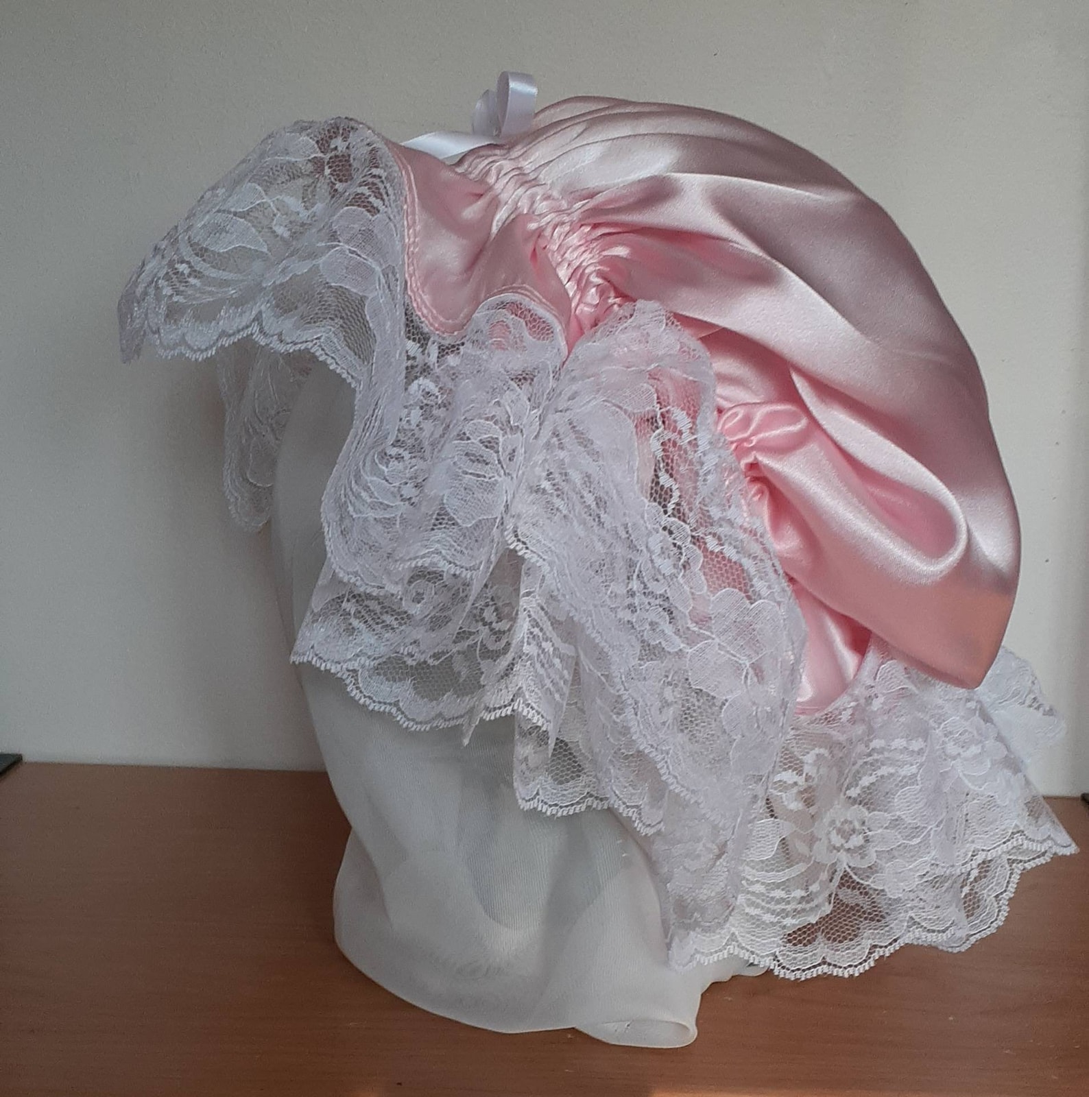 Bonnet Hat Maid Cap Satin, Adult Baby, Sissy, Transgender, Cross ...