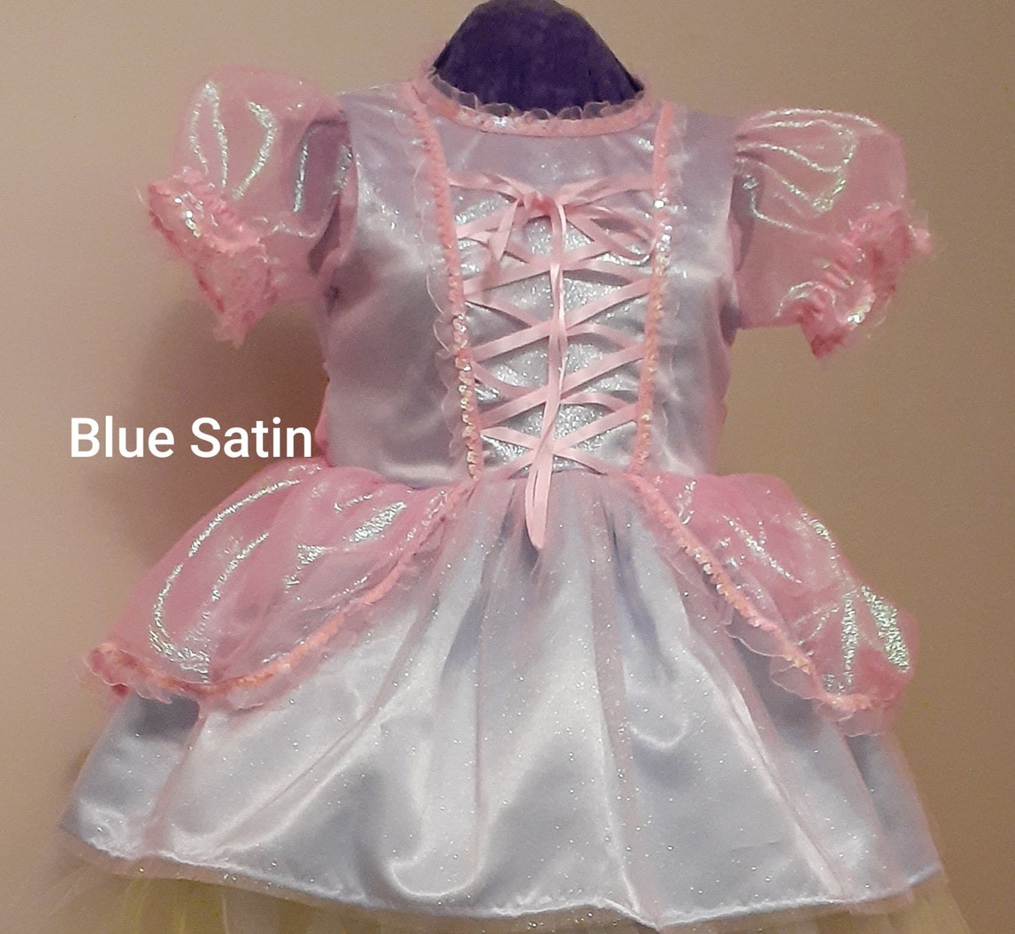 Princess Pink Satin Organza Sissy Dress, Lolita, Adult Baby, Cross ...
