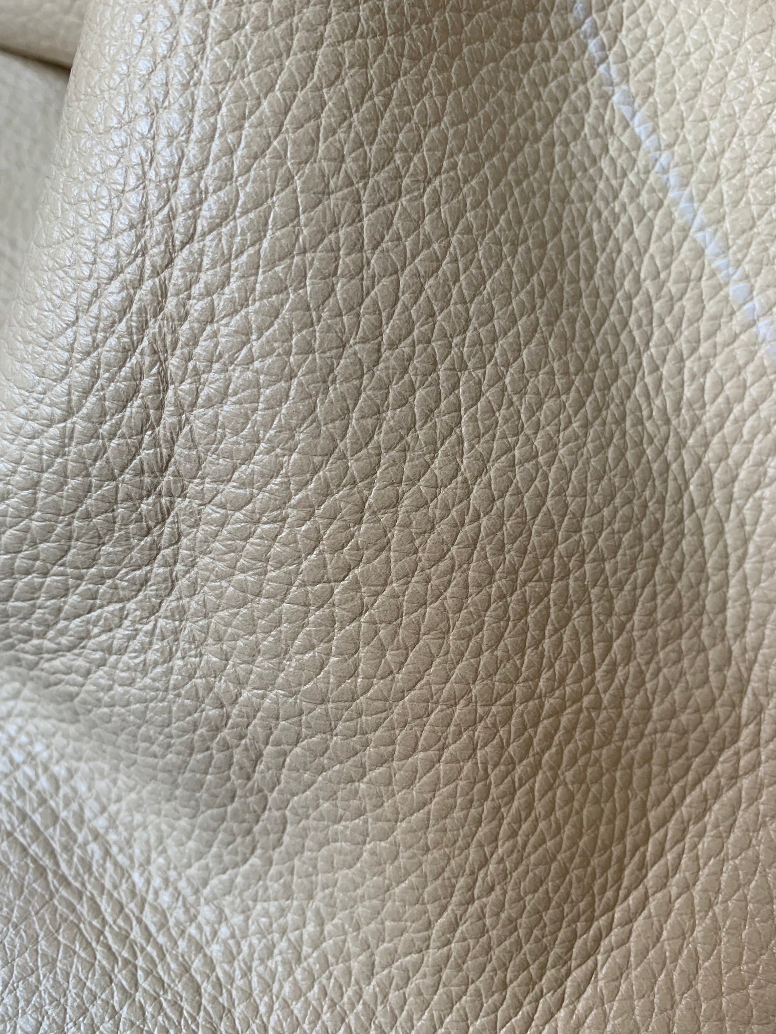 Ref 15: Cream/ivory - Large Leather off Cut - Heavy Print - Etsy