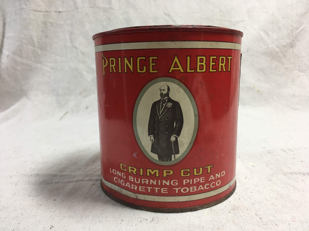 Vintage Prince Albert Crimp Cut Long Burning Pipe & Cigarette Tobacco ...