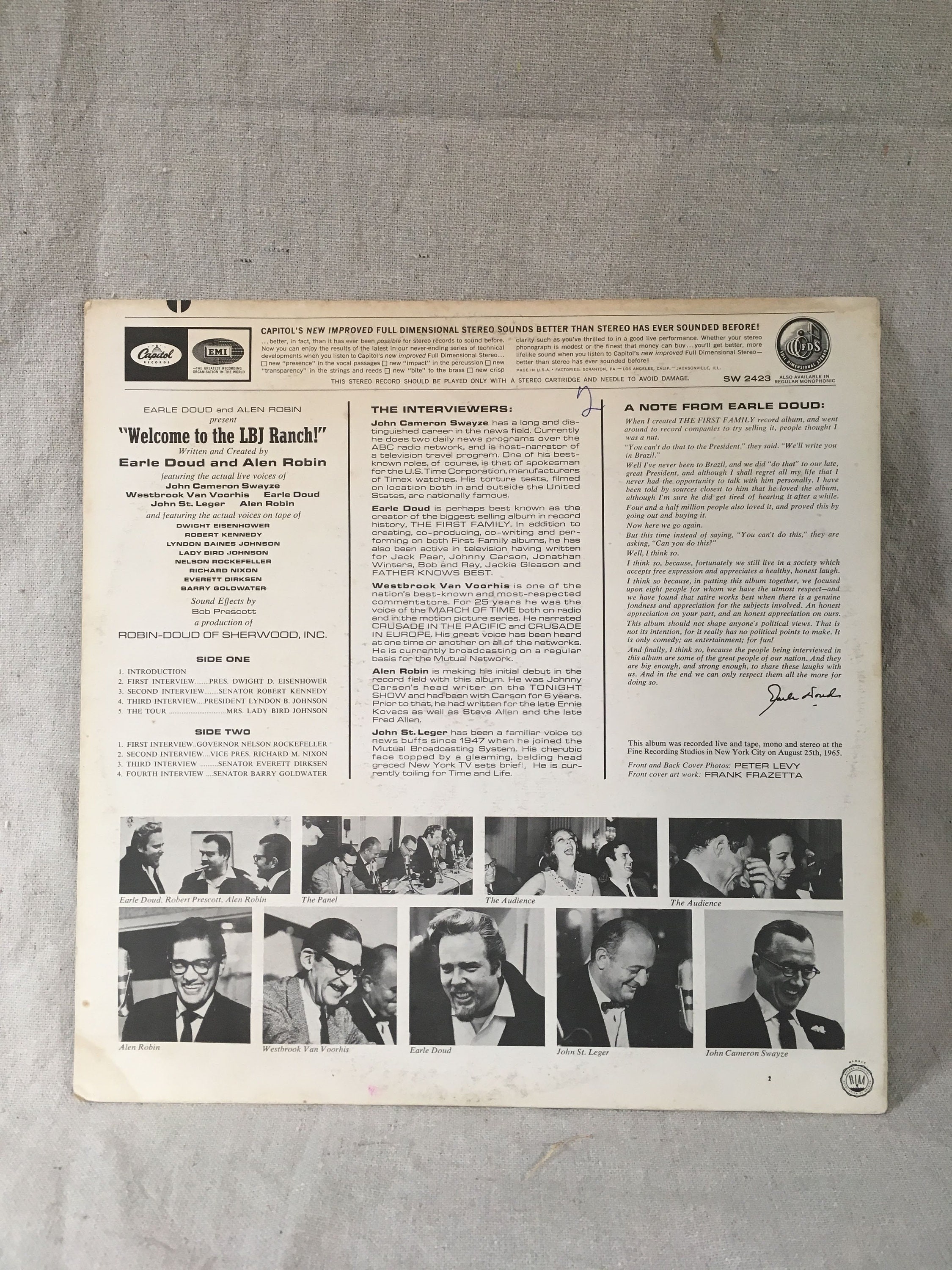 Welcome to the LBJ Ranch the Robin-doud Comedy Interviews - Etsy