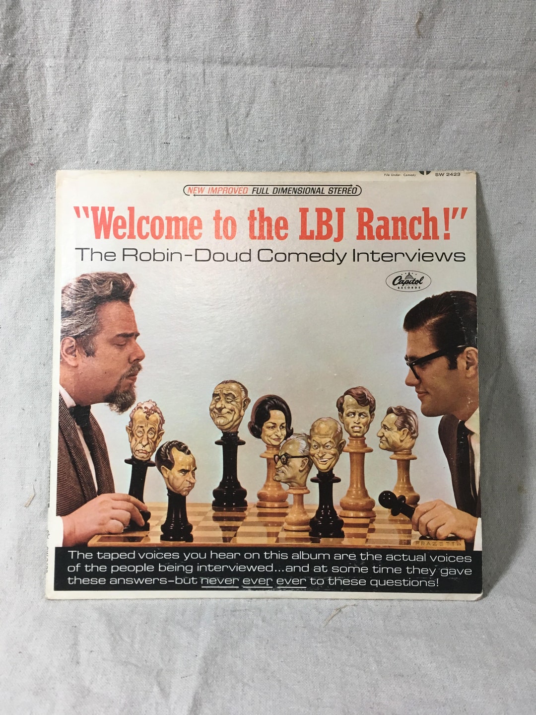 Welcome to the LBJ Ranch the Robin-doud Comedy Interviews - Etsy