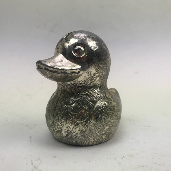 Silver Duck Bank - Etsy