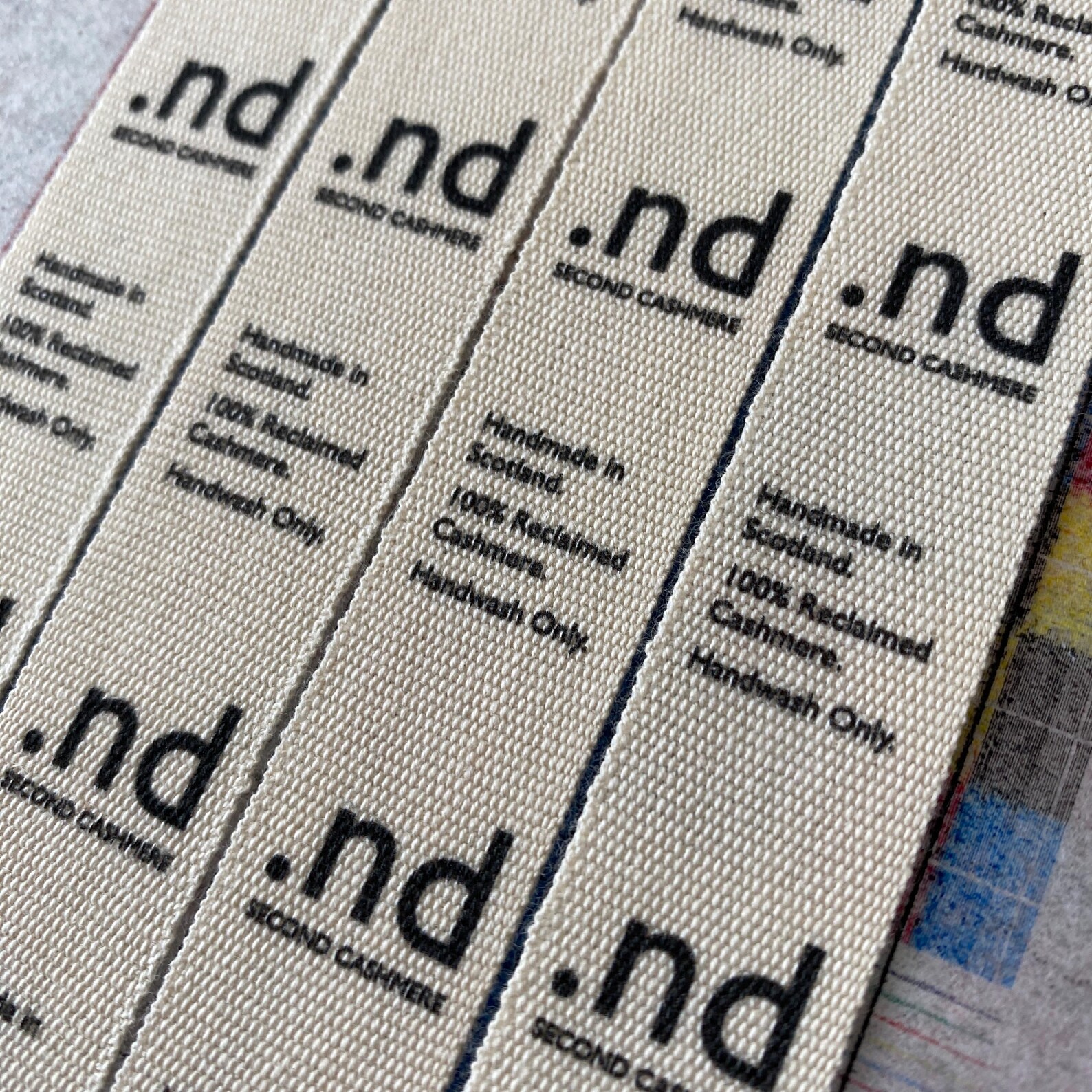 50pcs Organic Cotton Garment Labels 20x50mm Sew-in Custom-printed - Etsy