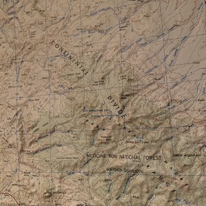 Rawlins WY CO Hubbard Raised Relief Map - Etsy