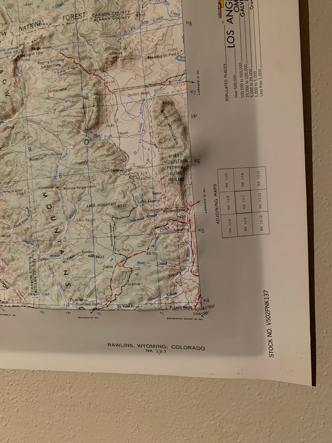Rawlins WY CO Hubbard Raised Relief Map - Etsy