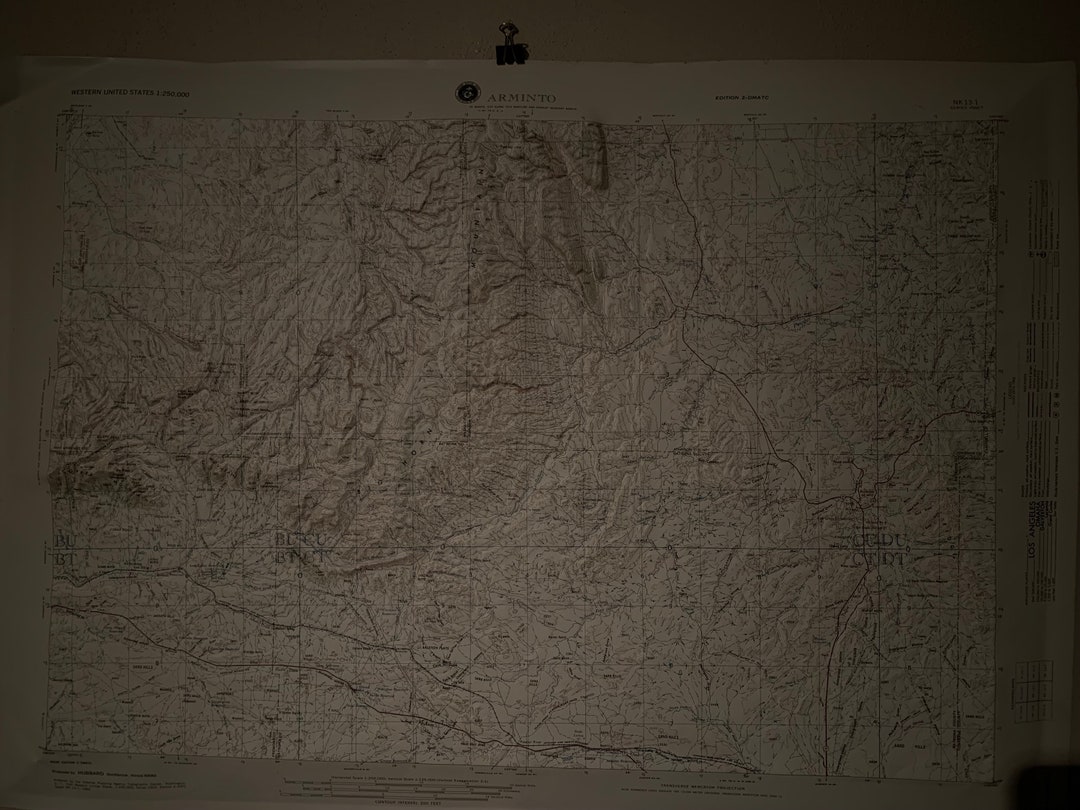 Arminto WY Hubbard Raised Relief Map - Etsy
