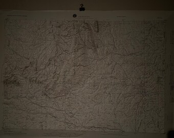 Rawlins WY CO Hubbard Raised Relief Map | Etsy