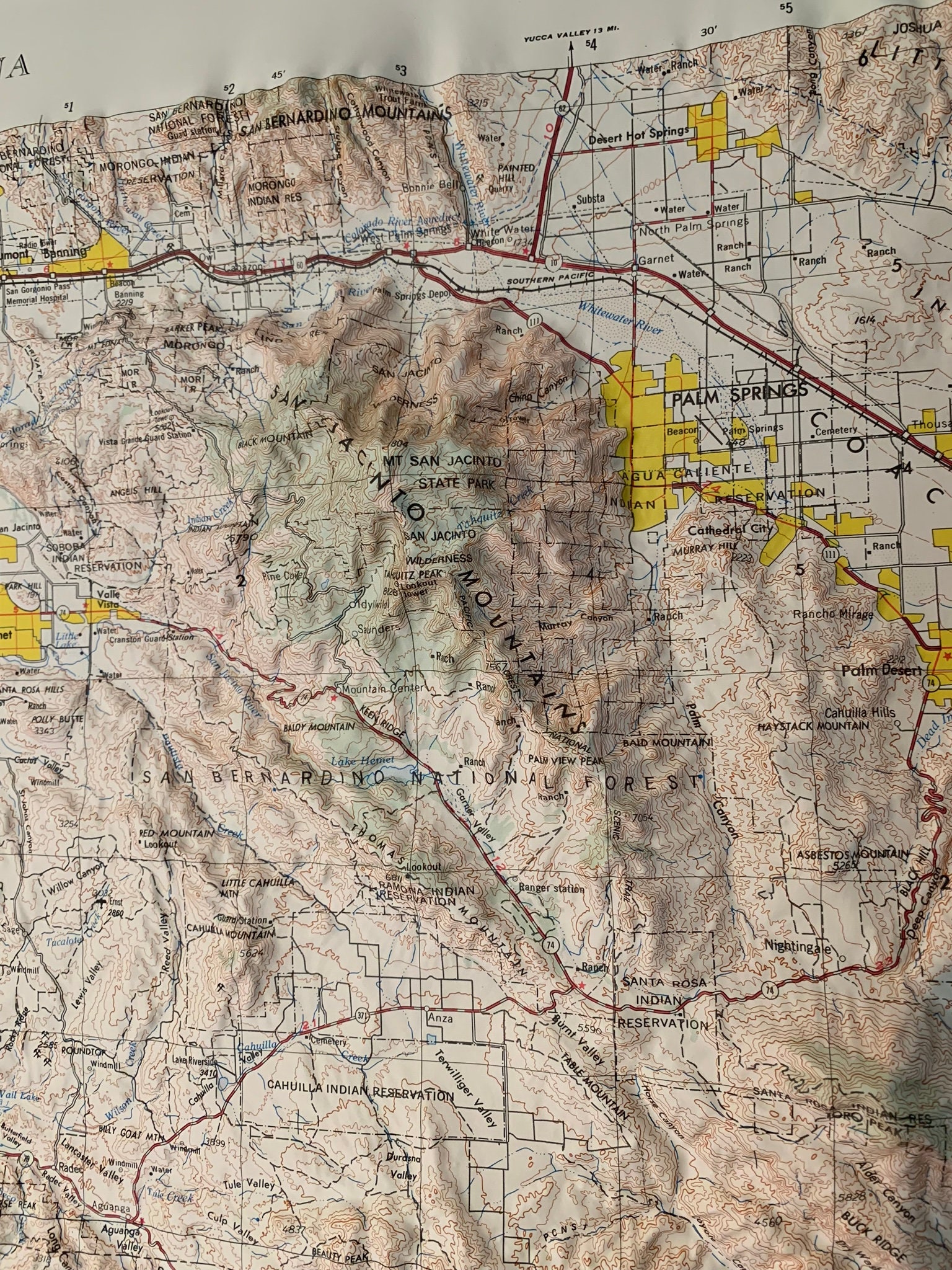 Santa Ana, Hubbard Raised Relief Map - Etsy