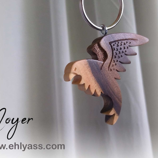 Wooden Key Ring - Etsy