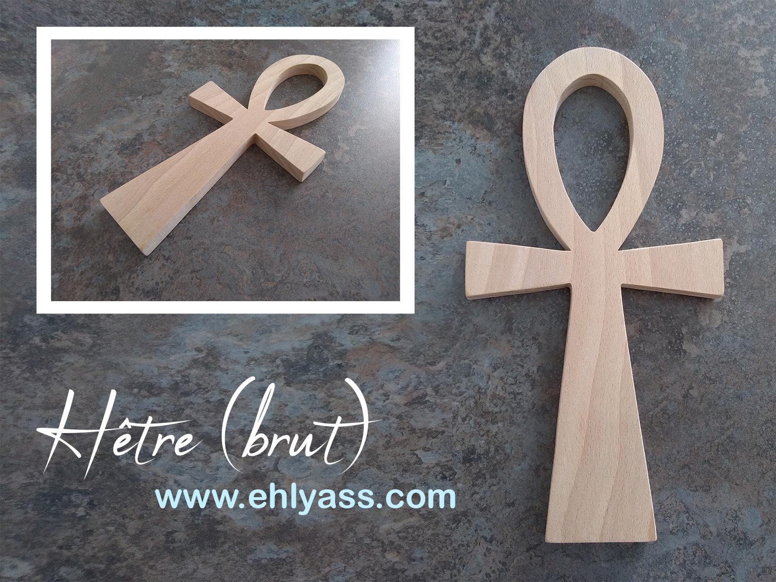 Ank / Egyptian Cross in Solid Wood raw or Oiled Handmade by - Etsy UK