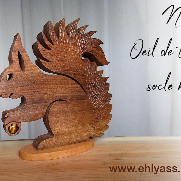 Wooden Squirrel - Etsy