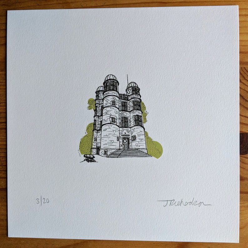 Chatsworth House Art Print Chatsworth Hunting Tower - Etsy