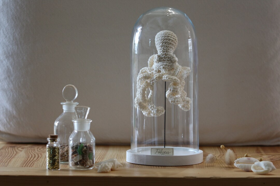 Polypus Octopus N.4/21 Under Glass Bell Exceptional Model - Etsy