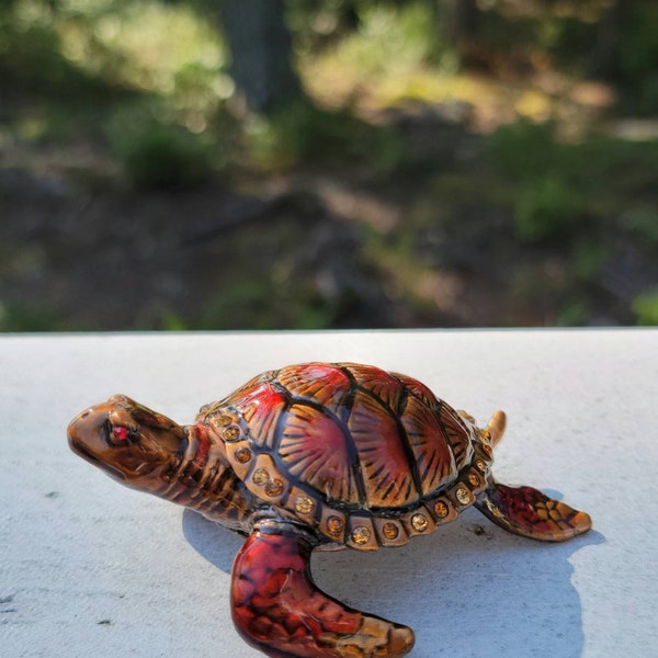 Turtle Trinket Box - Etsy