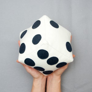 Handmade Plush D6 Dice: Big and Soft Game Die, Custom Colors - Etsy