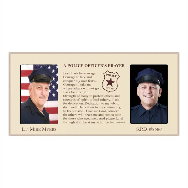 Police Officer Picture Frame - Etsy
