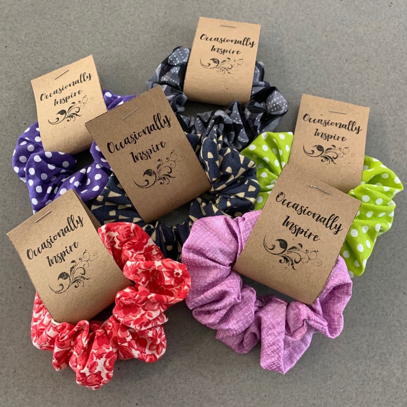 Handmade Scrunchies - Etsy