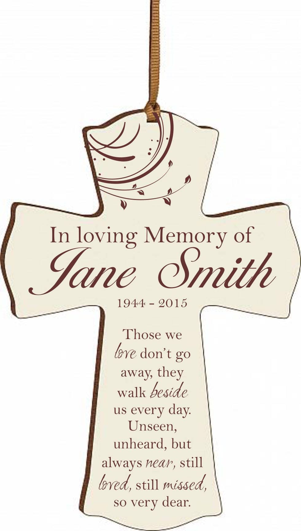 In Loving Memory Cross Personalized Loving Memory Cross | Savvy Custom