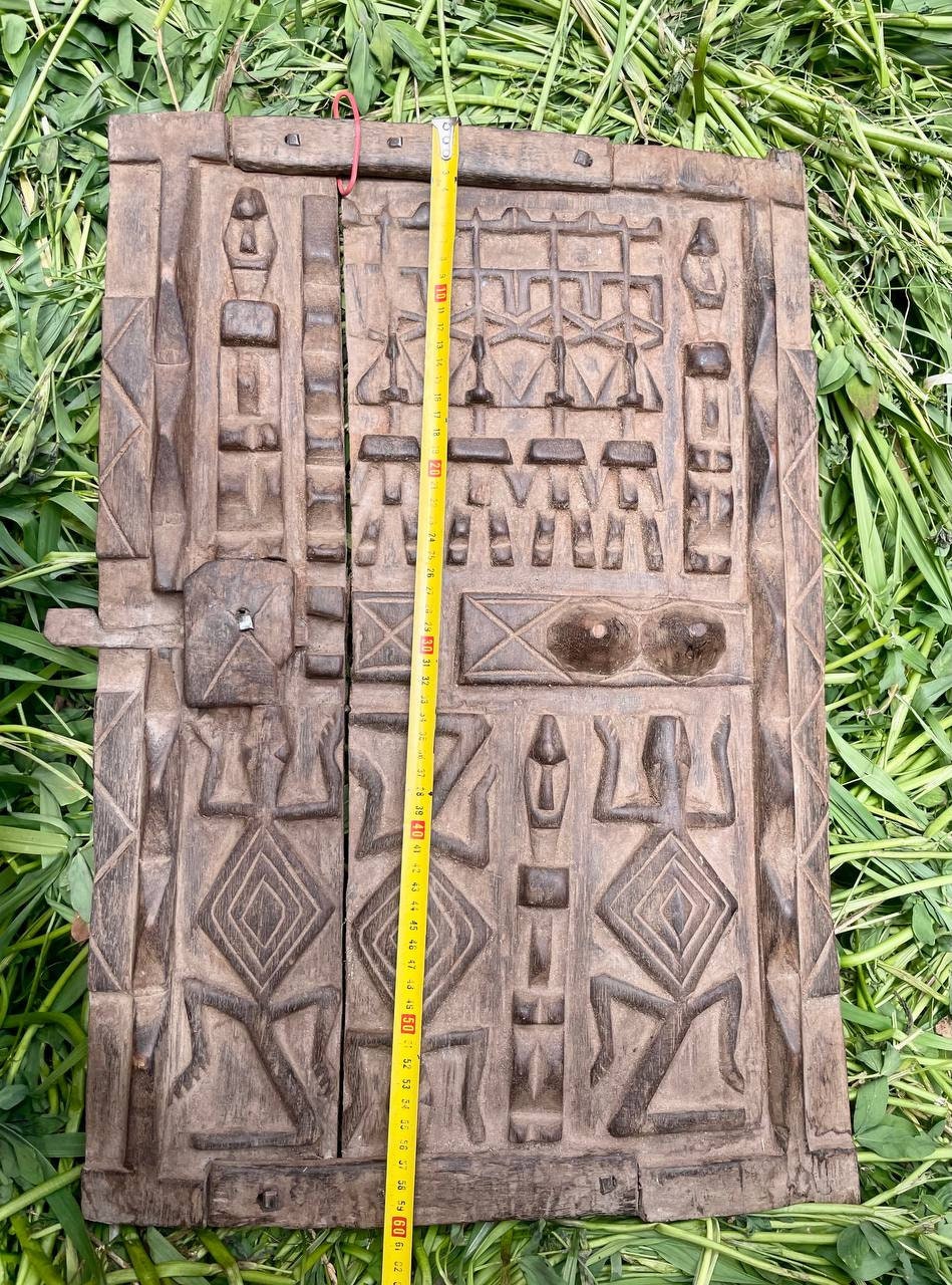 African Dogon Door Carved Wood Granary Door Dogoan Tribe Mali Dogon ...
