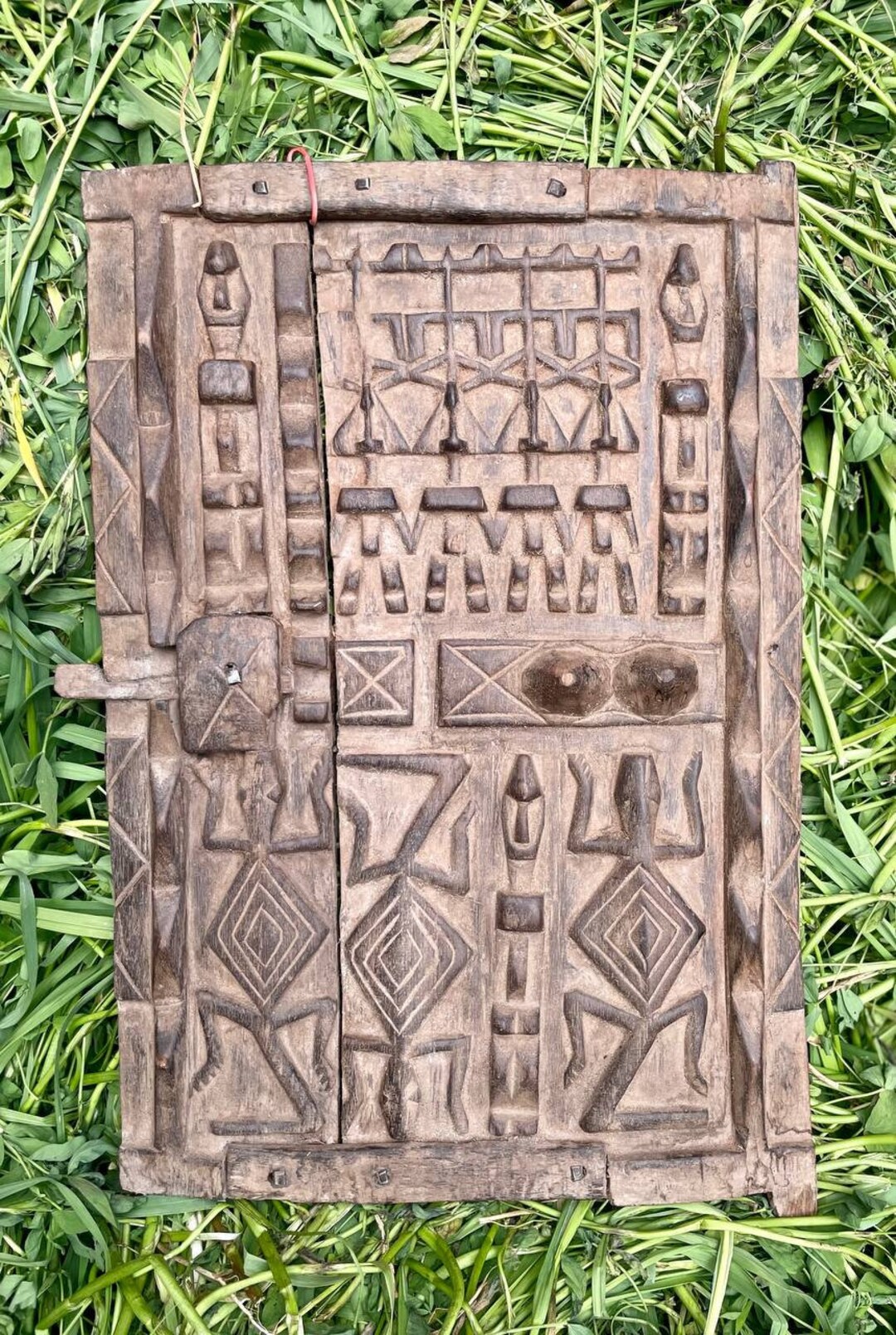 African Dogon Door Carved Wood Granary Door Dogoan Tribe Mali Dogon ...