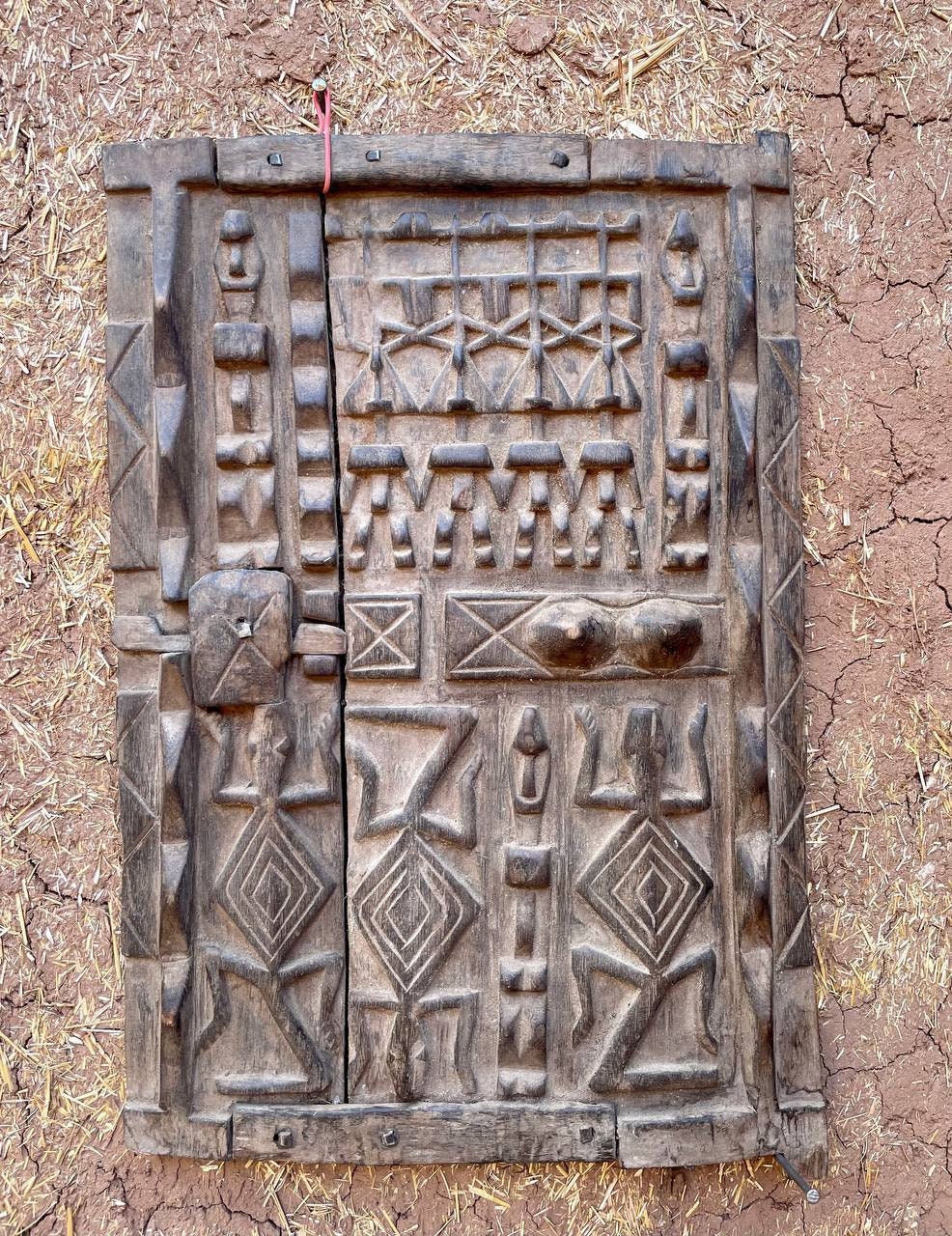 African Dogon Door Carved Wood Granary Door Dogoan Tribe Mali Dogon ...