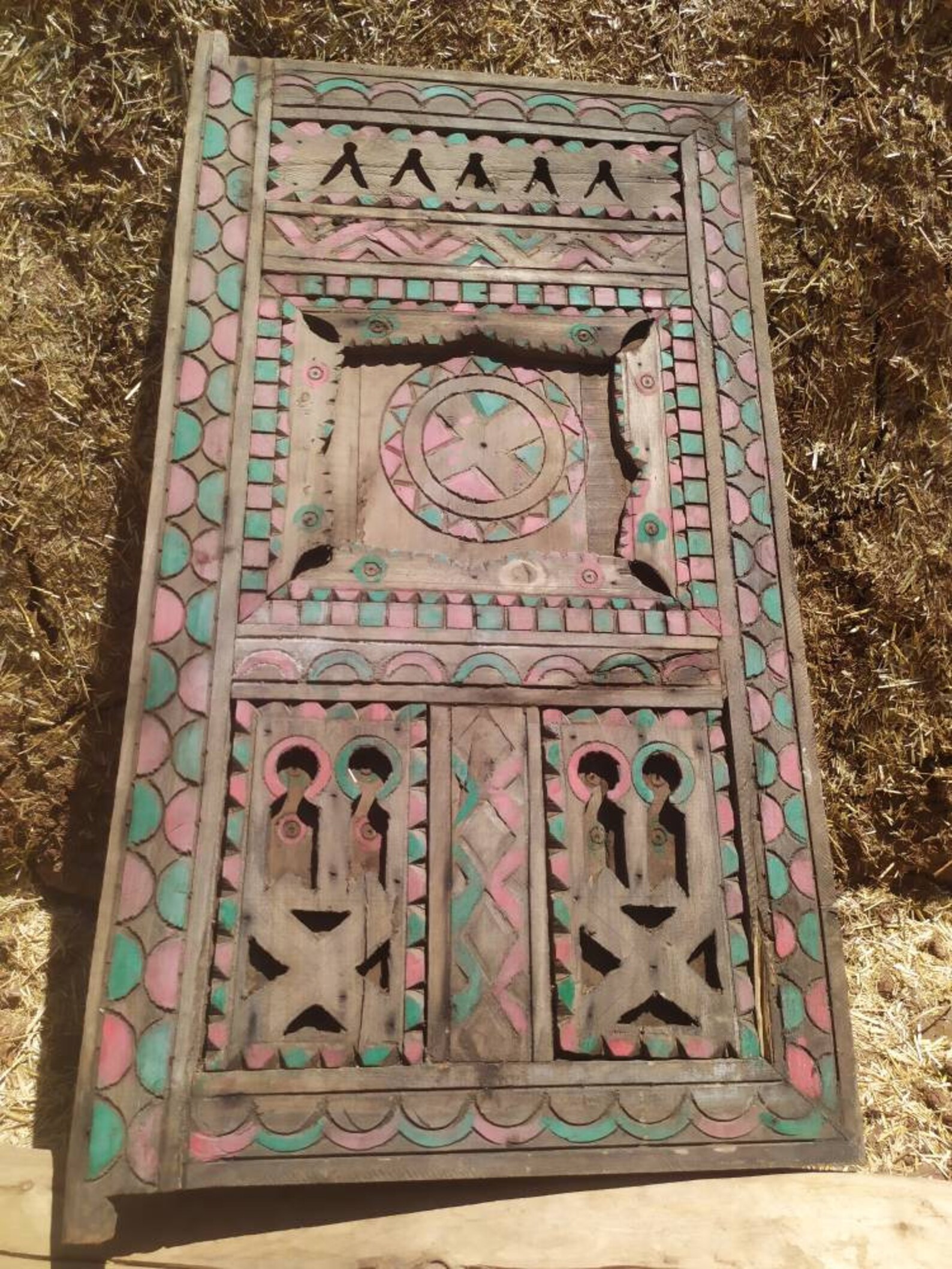 Unique Moroccan Berber Door, Traditional Moroccan Door Carved Wooden ...