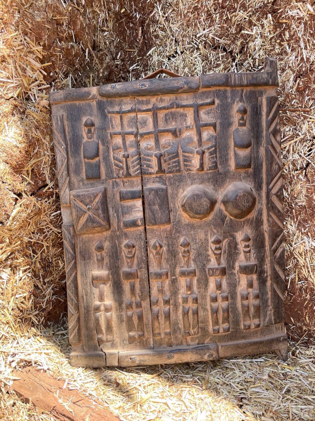 African Dogon Door Carved Wood Granary Door Dogoan Tribe Mali - Etsy