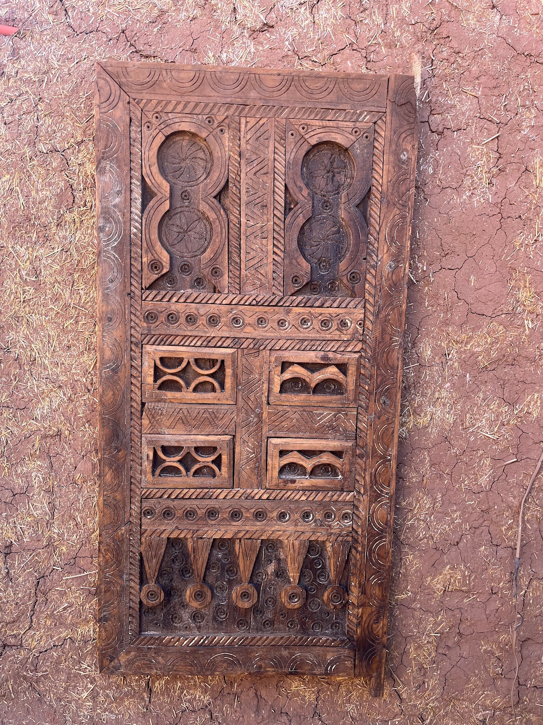 Unique Moroccan Berber Door, Traditional Moroccan Door Carved Wooden ...