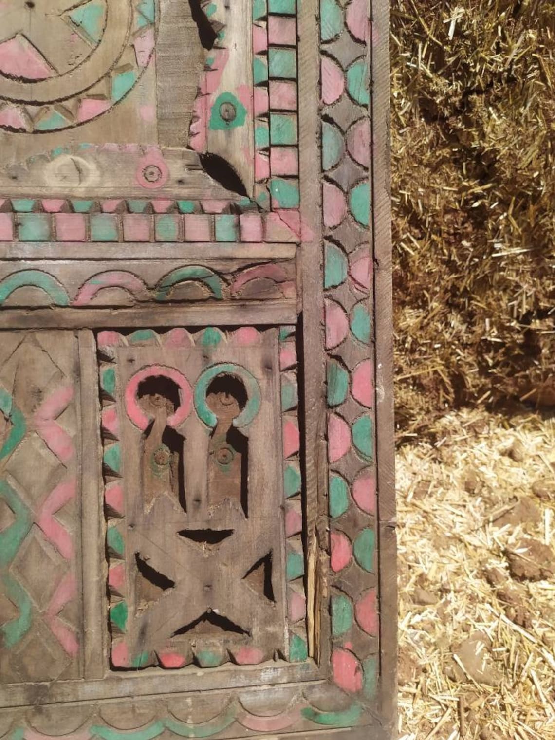 Unique Moroccan Berber Door, Traditional Moroccan Door Carved Wooden ...