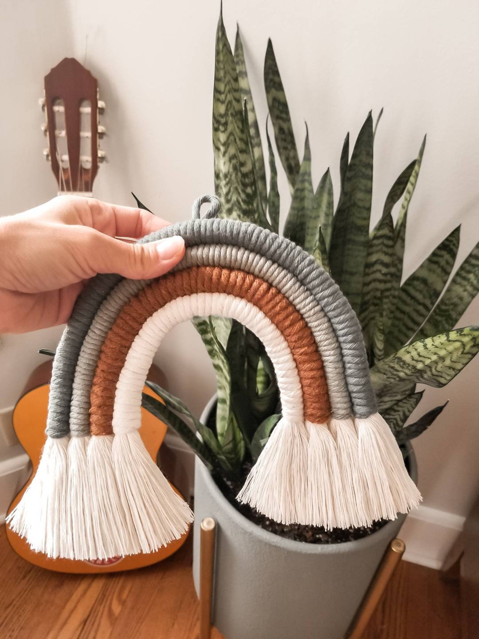 Rainbow Wall Hanging/ Rainbow Macrame / Rainbow Baby / Boho - Etsy