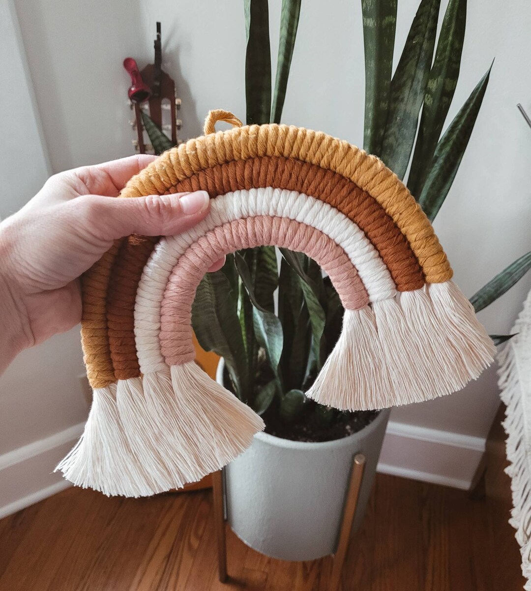 Rainbow Wall Hanging/ Rainbow Macrame / Rainbow Baby / Boho - Etsy