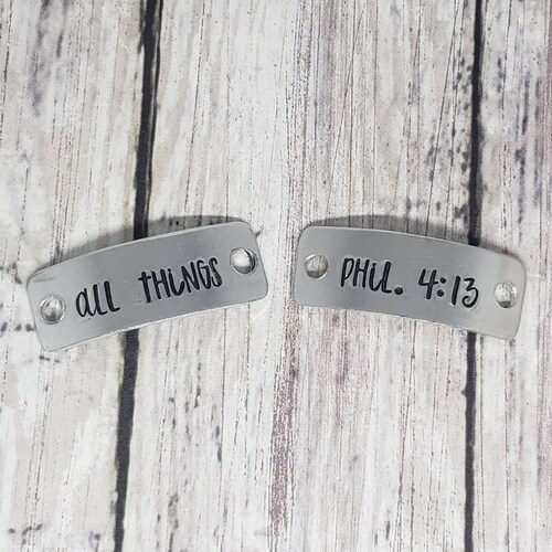 Personalized Metal Shoe Tagscustom Shoelace Bucklesstainless - Etsy