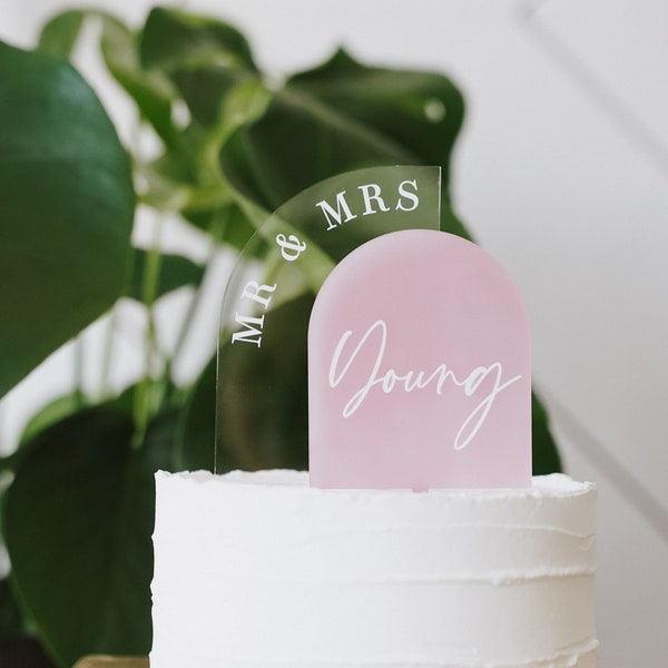 Modern Cake Topper - Etsy