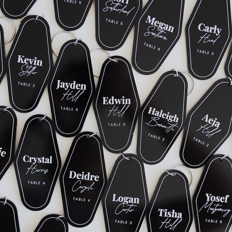 Key Place Cards - Etsy