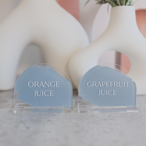 Buffet Menu Tags - Etsy