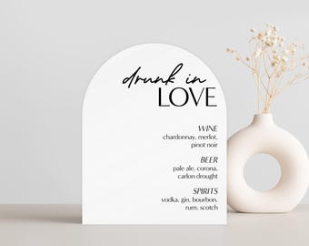 Drunk in Love Bar Menu | Drunk in Love Bar Menu | Pink Bar Menu ...