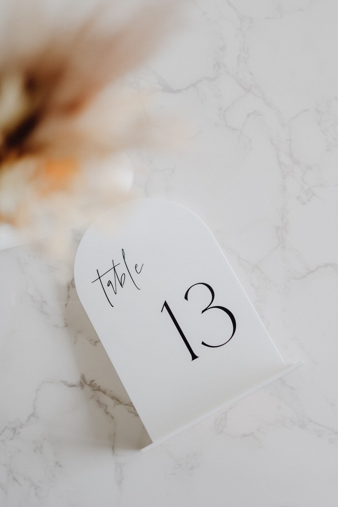 Luxe Acrylic Arch Table Numbers Wedding Table Numbers Wedding Table ...
