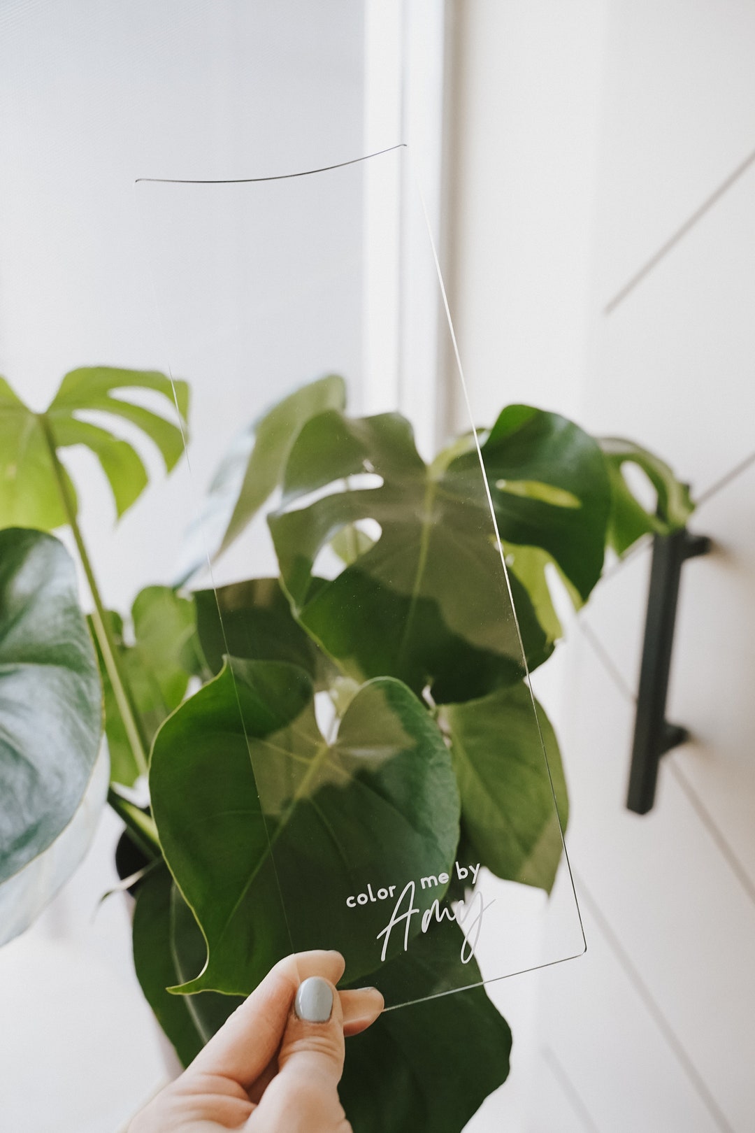 Custom Balayage Acrylic Board Foil Hair Board Acrylic Painting Board ...