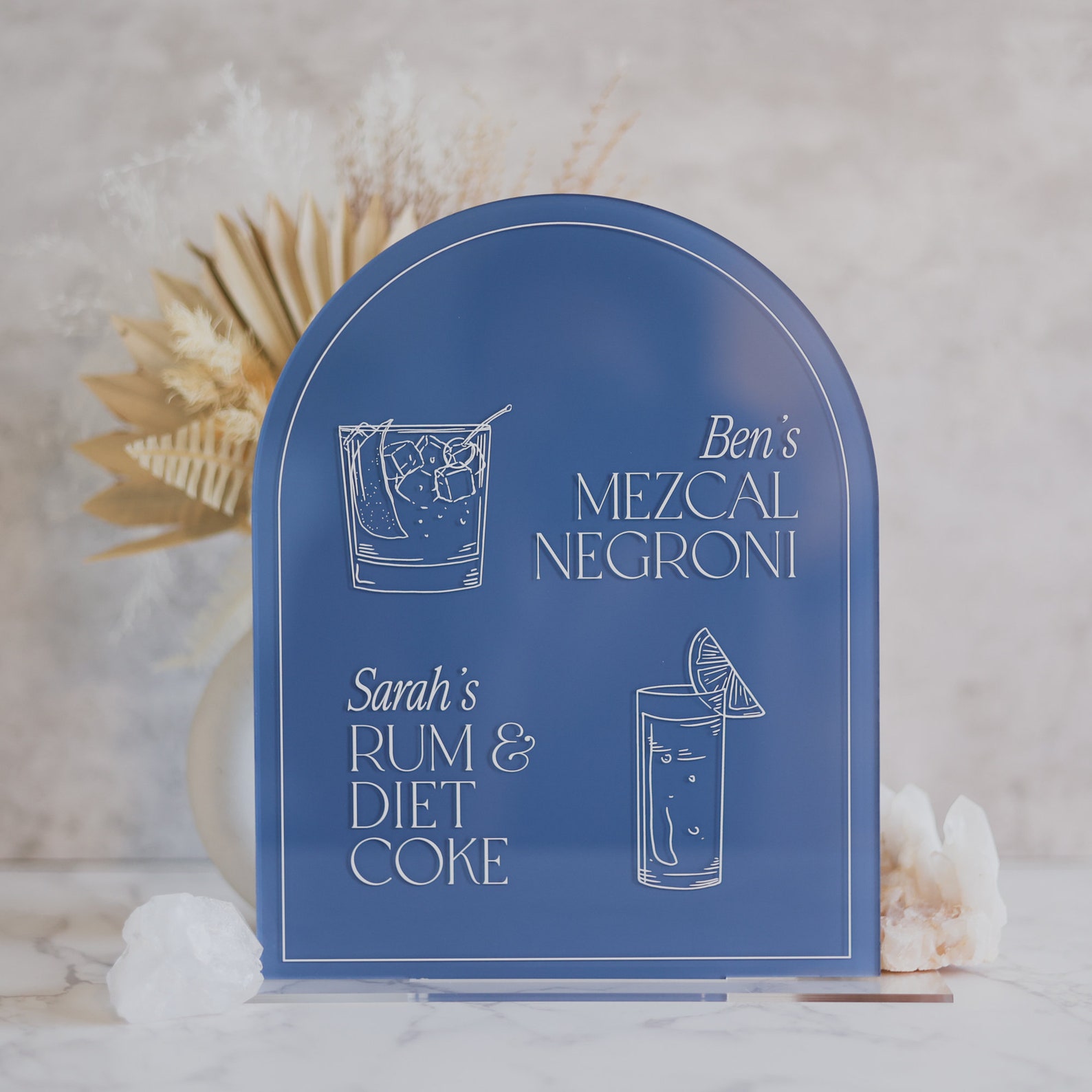 Signature Drink Bar Menu Sign Signature Cocktails Personalized Drinks ...