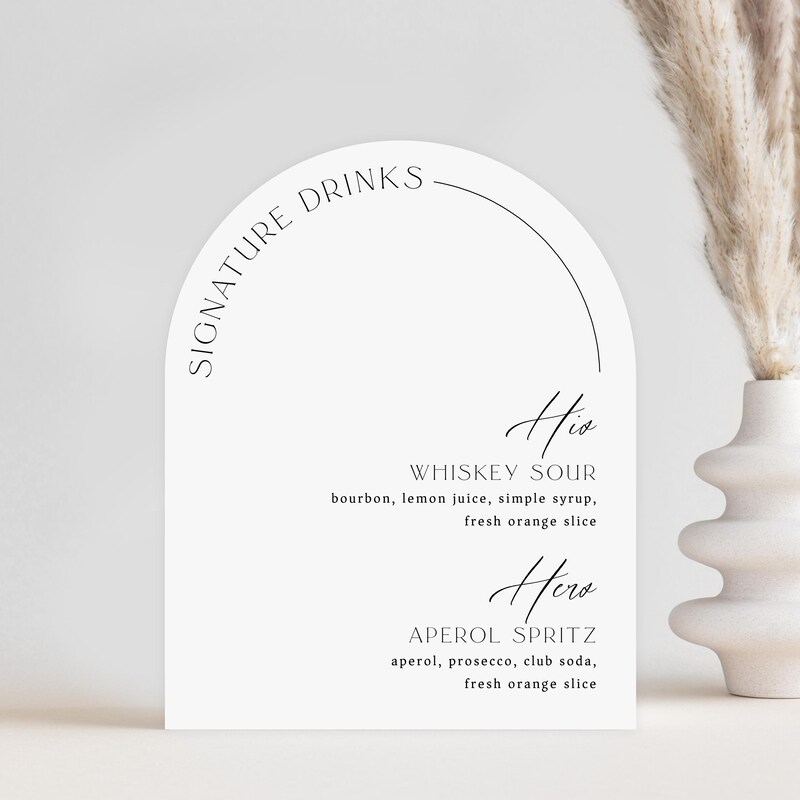 Etsy Acrylic Menus - Etsy
