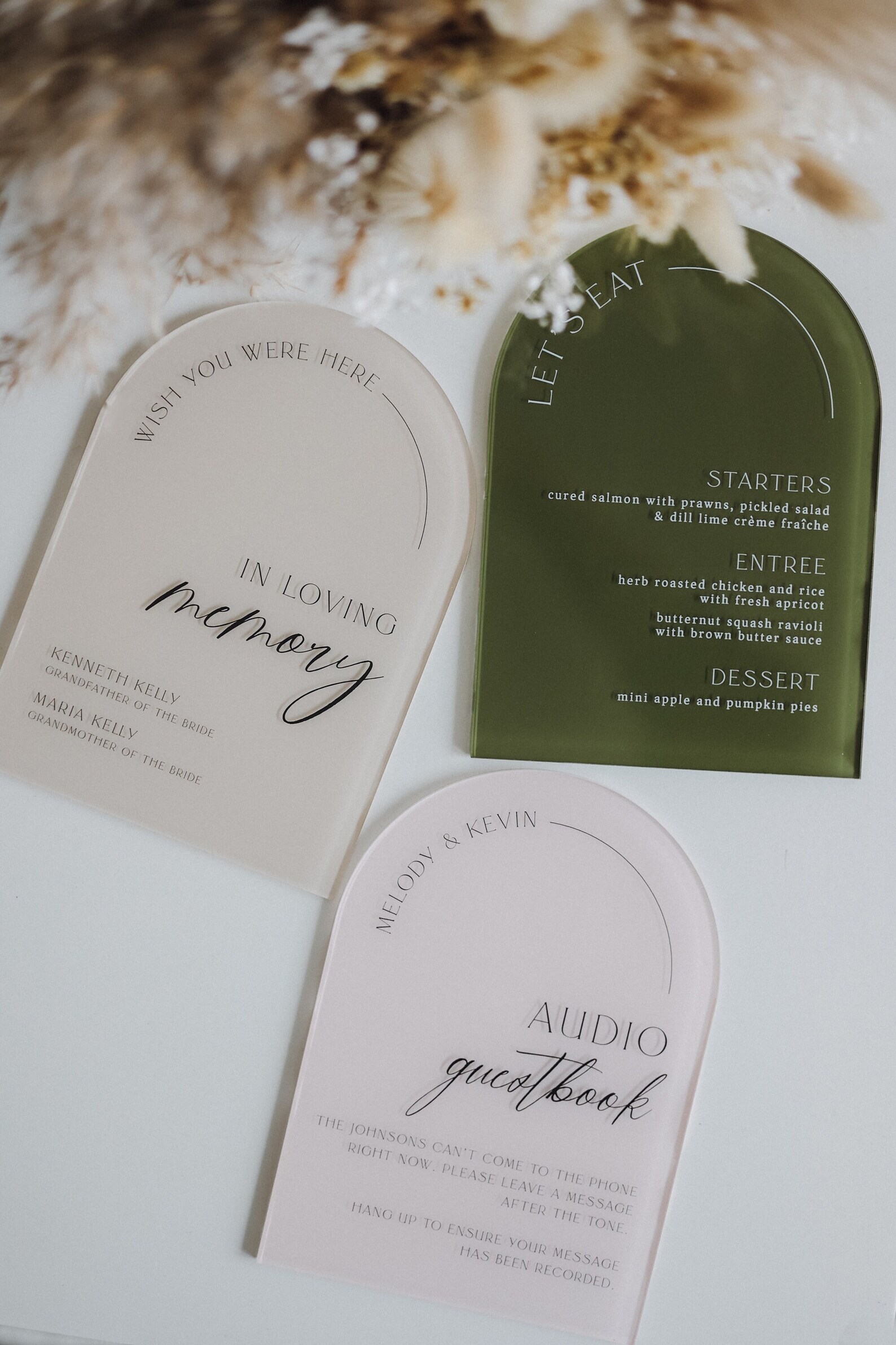 In Loving Memory Table Sign in Memory Wedding Sign Modern Script ...